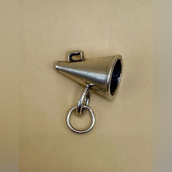 925 Sterling Silver | Jewelry | Sterling Silver Cheerleader Megaphone ...